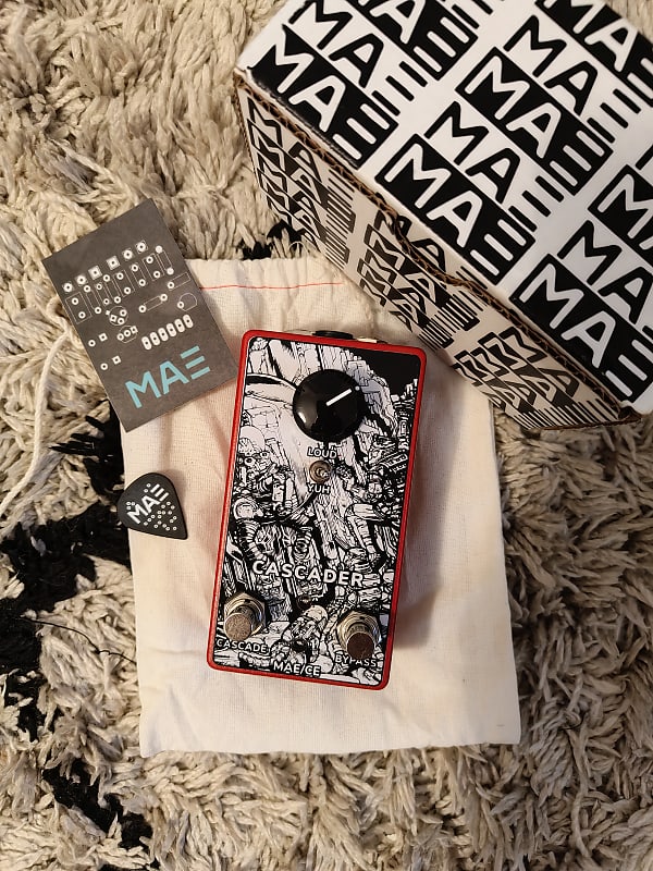MAE Mask Audio Electronics Cascader Dual Stackable Fuzz (Red) | Reverb