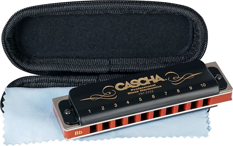 Cascha Professional Blues Harmonica Bb | Reverb