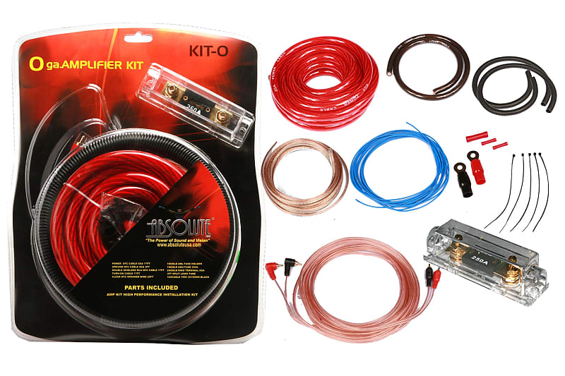 6000W 0 Gauge Amp Kit Amplifier Install Wiring Hot 0 Ga Car | Reverb