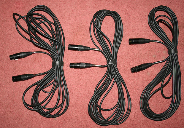 Mogami Silver Series XLR Microphone Cable 25 ft. 3 pack | Reverb