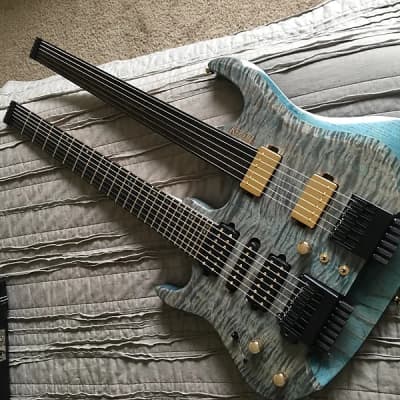 Kiesel Kiesel Double-Neck Osiris 2020 Aurora Blue(Left | Reverb