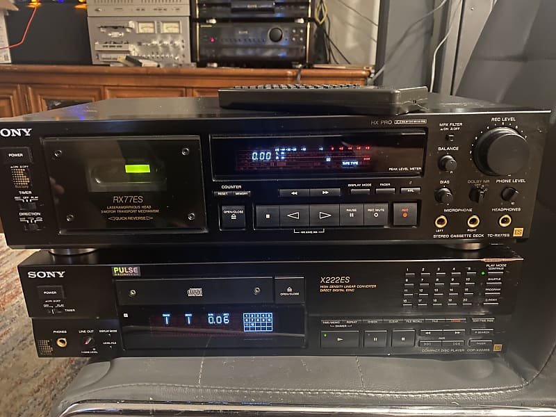 Sony cd player and deck cassette Cdp c222 es 1990s | Reverb