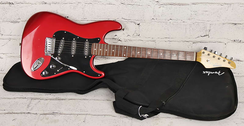 Focus 111S by Kramer Red Metallic Electric Guitar w Gig Bag | Reverb