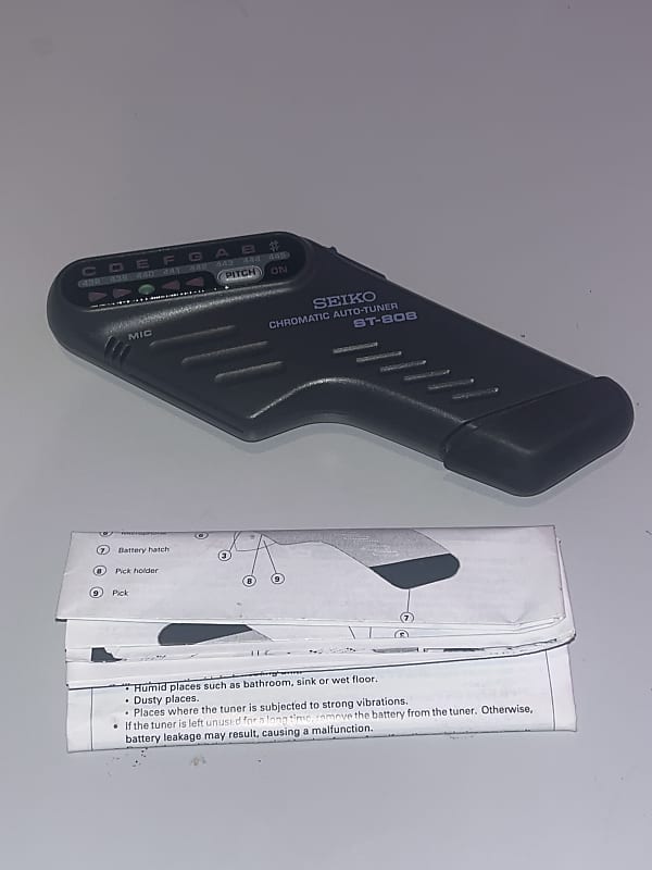 Seiko Chromatic auto tuner st 808 | Reverb