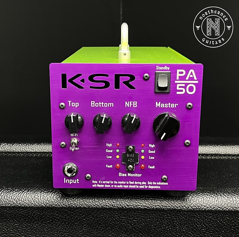 KSR Amplification PA50 Compact Power Amp 2023 Purple and Raw | Reverb