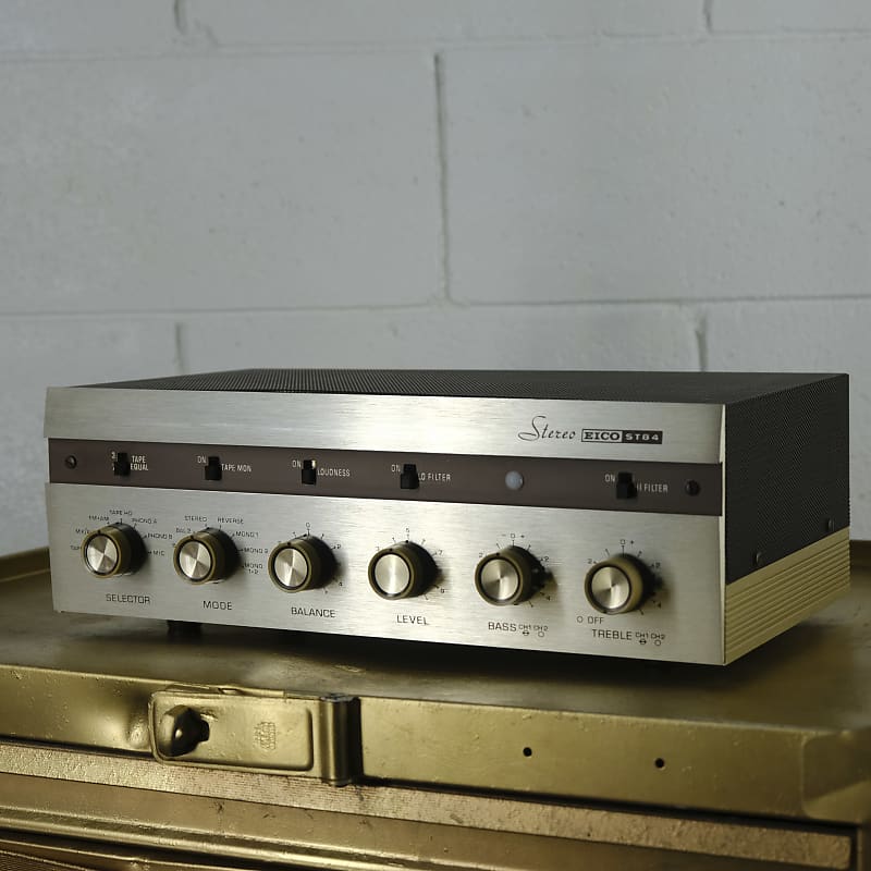EICO Model ST-84 1962 Stereo Tube Pre-Amplifier | Reverb