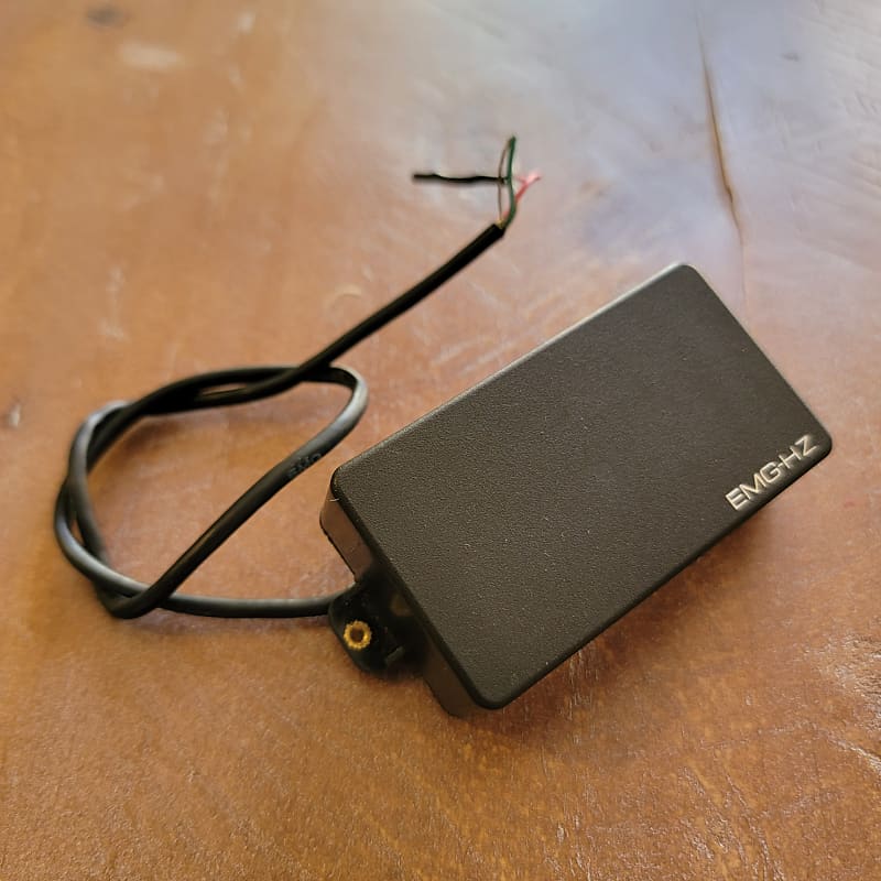 EMG H4 Passive Electric Guitar Pickup Black Excellent | Reverb