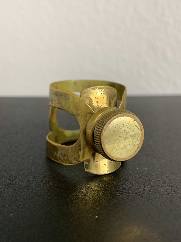 Vintage Selmer Paris Single Screw Plate Ligature 1950s | Reverb