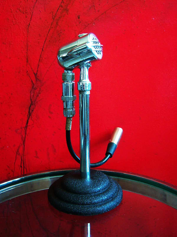 Vintage RARE 1940's American D7T "Clipper" dynamic microphone | Reverb
