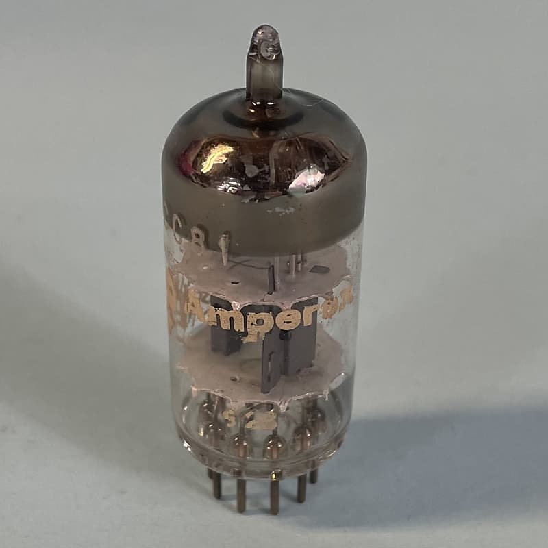 1963 Amperex 12AT7 ECC81 Vintage Bugle Boy Tk2 Suresnes | Reverb