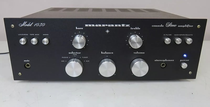 MARANTZ 1030 BLACK FACE INTEGRATED STEREO AMPLIFIER | Reverb Canada