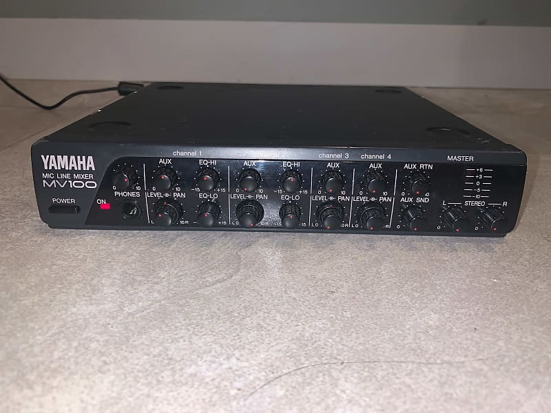 Yamaha MV100 Mic Line Mixer Half Rack | Reverb