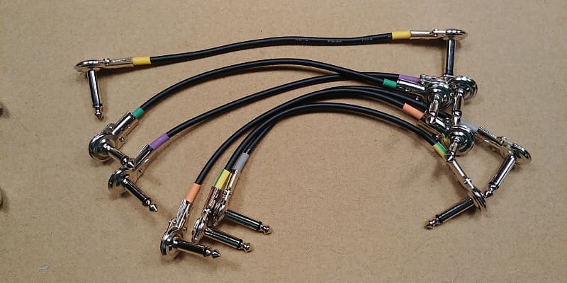 Canare GS4 2019 ------9 Inch Pancake Patch Cables 6 Pack | Reverb