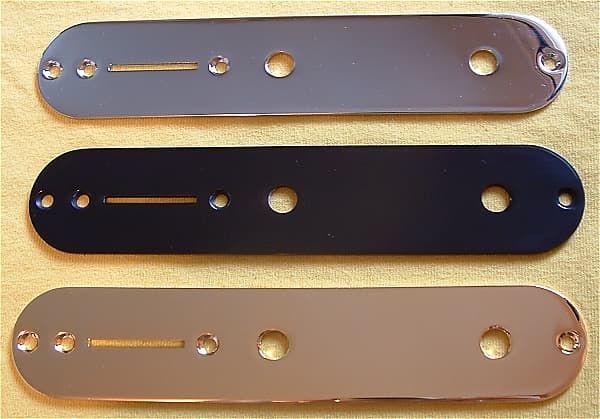 Guitar Parts - Telecaster TELE CONTROL PLATE - GOLD - IMPORT | Reverb