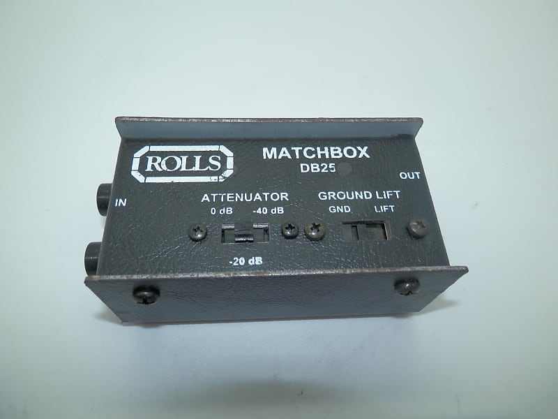 Rolls Matchbox DB25 Passive Direct Box used | Reverb