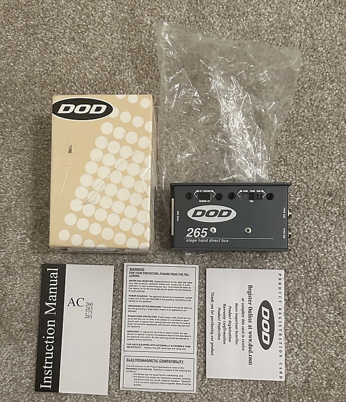 DOD 265 Stagehand Direct Box | Reverb