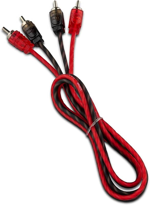 DS18 RCA-3FT RCA Audio Cable for Stereo Speaker or Subwoofer | Reverb