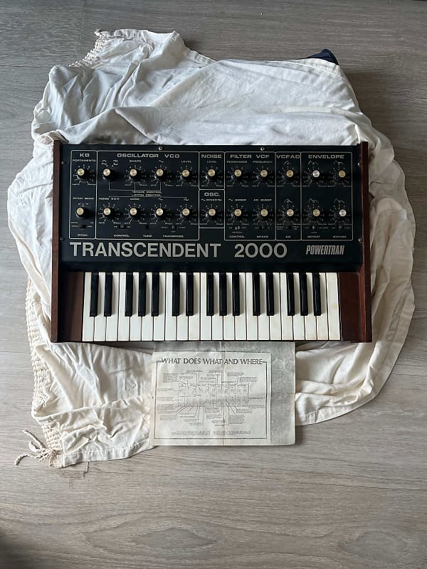 Powertran Transcendent 2000 Synth Keyboard - 1970s | Reverb