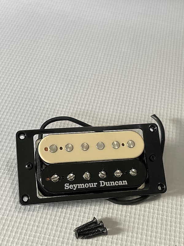 2020 Model USA Seymour Duncan SH-4 SH4 Zebra Bridge Humbucker | Reverb