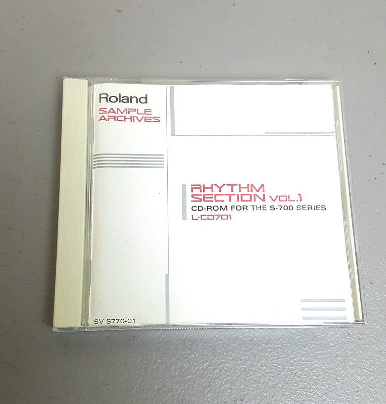 Roland L-CD701 "Rhythm Section Vol 1" Sampler CD Rom Library | Reverb