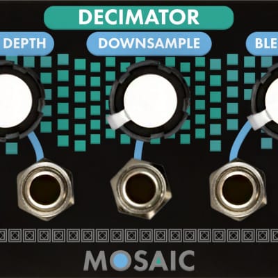 Mosaic 1U Decimator (Black) [Three Wave Music] | Reverb