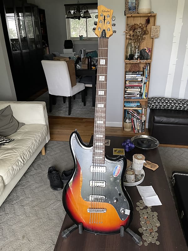 Schecter Hellcat-VI Offset 3-Tone Sunburst w/ Rosewood | Reverb