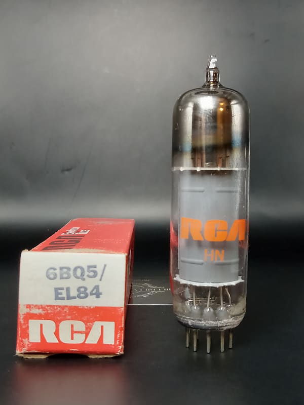 NOS RCA 6BQ5/EL84 GRAY PLATE HICKOCK TESTED | Reverb