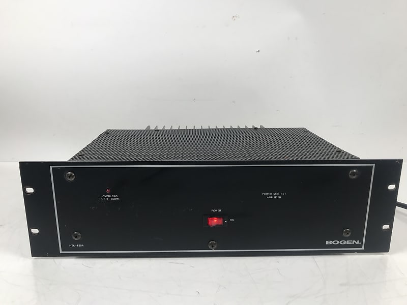 Bogen HTA-125A 125W RMS Rackmount Power Amplifier | Reverb