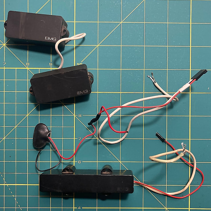 EMG Active P/J Bass Pickup Set, precision jazz | Reverb