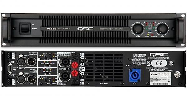 QSC PL380 1500 Watt Amplifier | Reverb