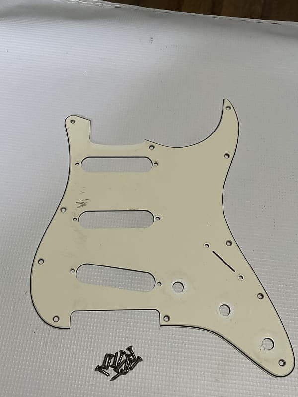 1996 MIM Fender Mexican Stratocaster Factory SSS White | Reverb UK