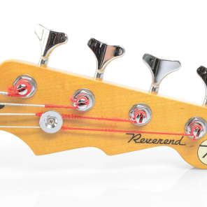 REVEREND Rumblefish Ridged Aluminum Electric Bass Guitar w/ | Reverb