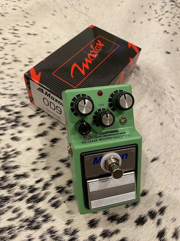 Analogman Maxon OD9 with Bad Bob Boost Green | Reverb