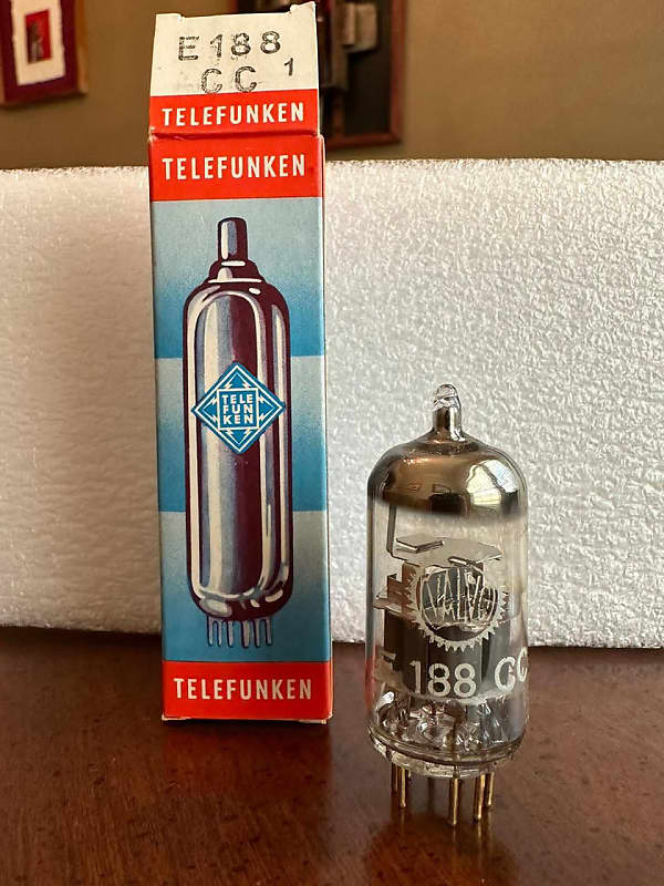 NOS Telefunken E188CC/E88CC / 6922 Gold Pin Preamp Tube - | Reverb