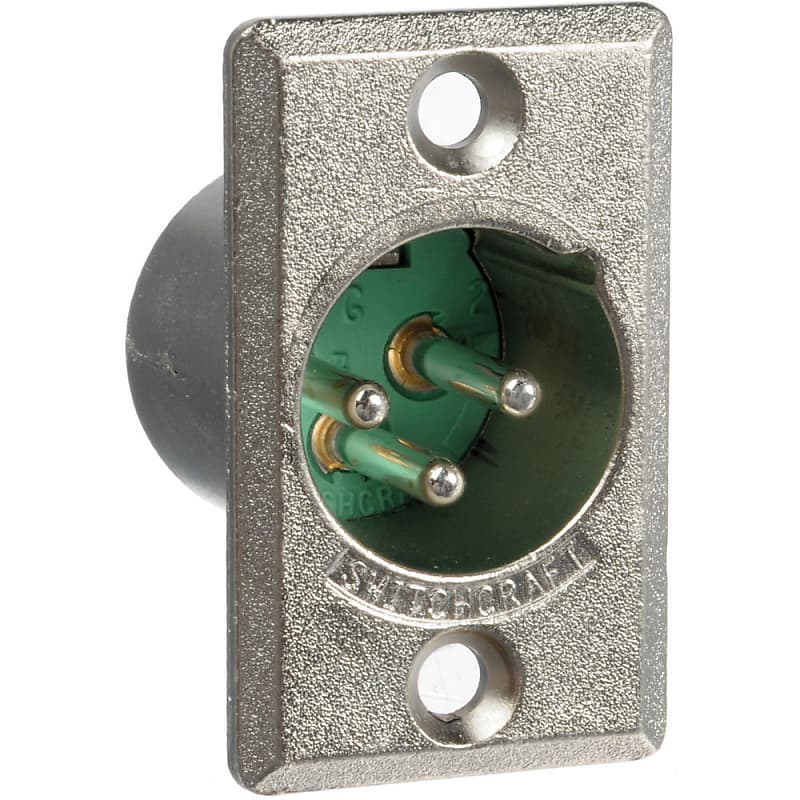 5 pcs. SWITCHCRAFT D3M SURFACE-MOUNT 3-PIN MALE XLR CONNECTOR | Reverb