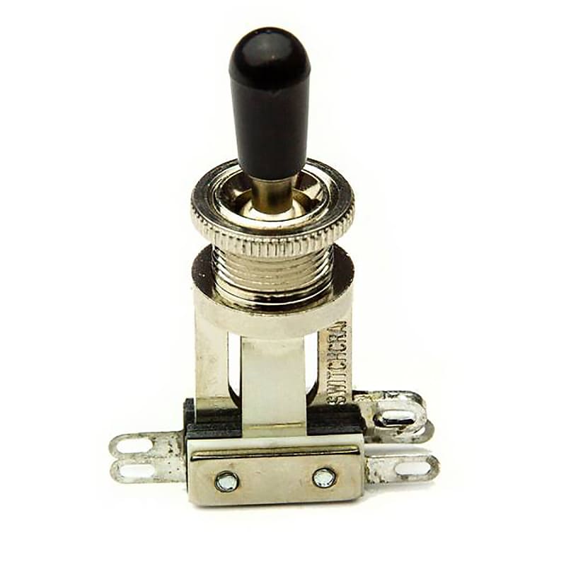 Switchcraft Straight 3-Way Guitar Toggle Switch, Short Shaft | Reverb