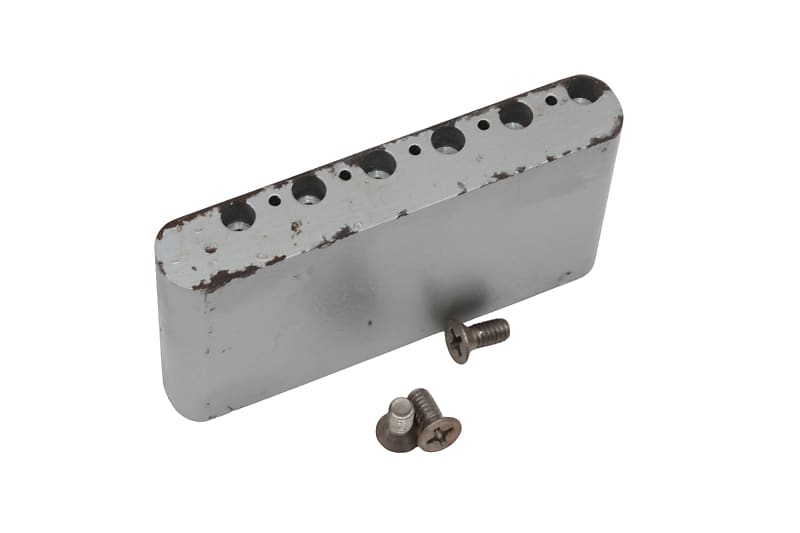 Pre-CBS style aged 60's Repro Tremolo Block Steel | Reverb Australia