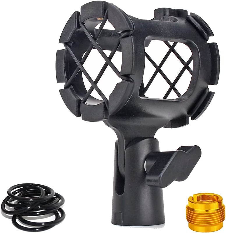 Microphone Basket Shock Mount Universal Shotgun mic | Reverb