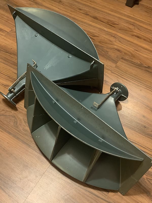 Altec Lansing 511b Horns. PAIR. No Drivers 1960s Green | Reverb