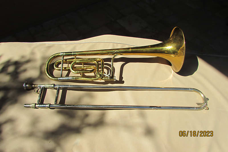 King Trombone Model 1480 -showing 2-B with F - Attachment | Reverb
