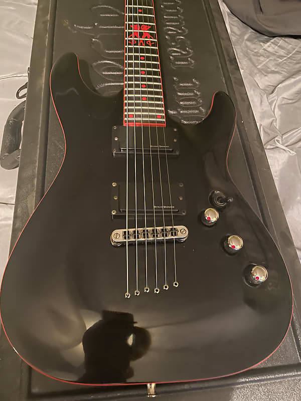 Schecter C-1 SheDevil 2006 Black | Reverb