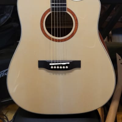 Alba By Corbin SDG313C Natural Satin Dreadnought Acoustic | Reverb