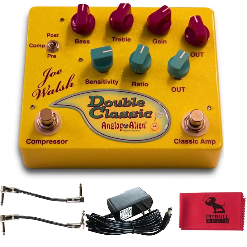 Analog Alien Joe Walsh Double Classic Guitar Pedal w/ Power, | Reverb