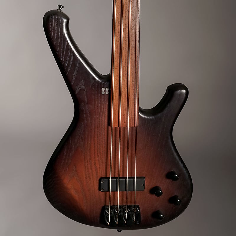 Sandberg Bullet Booster Fretless 2012 - Brownburst Satin | Reverb