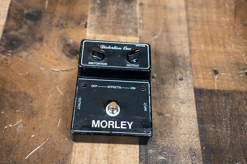Morley Distortion One Rare Vintage Pedal 1970s-1980s Black | Reverb