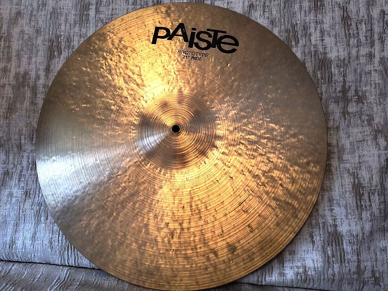 21" Paiste Prototype Ride/Masters Dark Crisp | Reverb
