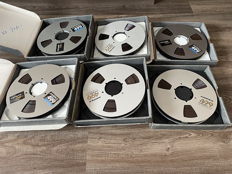 AMPEX 499 ONE INCH (LOT OF 6) | Reverb