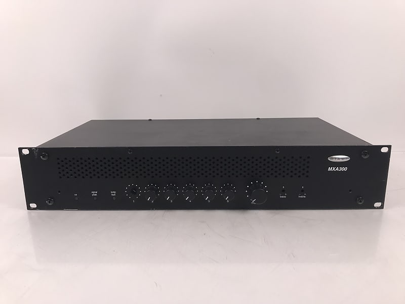 BiAmp MXA300 Mixer Amplifier 6 Input Rack Mount 6-Channel | Reverb
