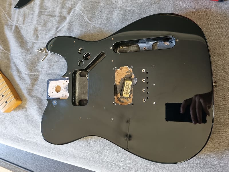 Fender Telecaster body - black | Reverb