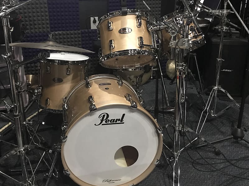 Pearl Reference Drums - 20, 10, 12 , 14 - Platinum Mist | Reverb